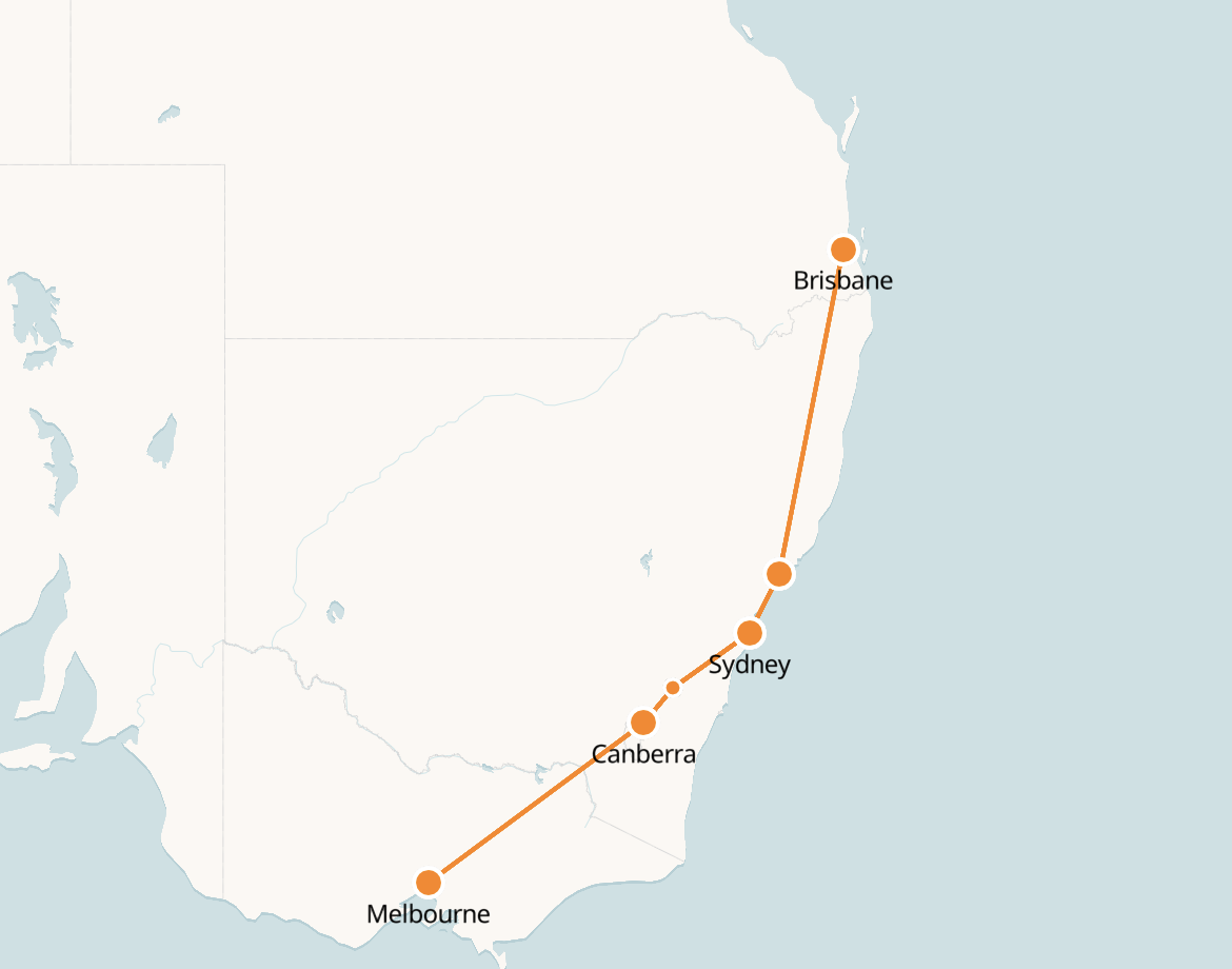 Australia Trains - Book High-Speed Train Tickets in Australia