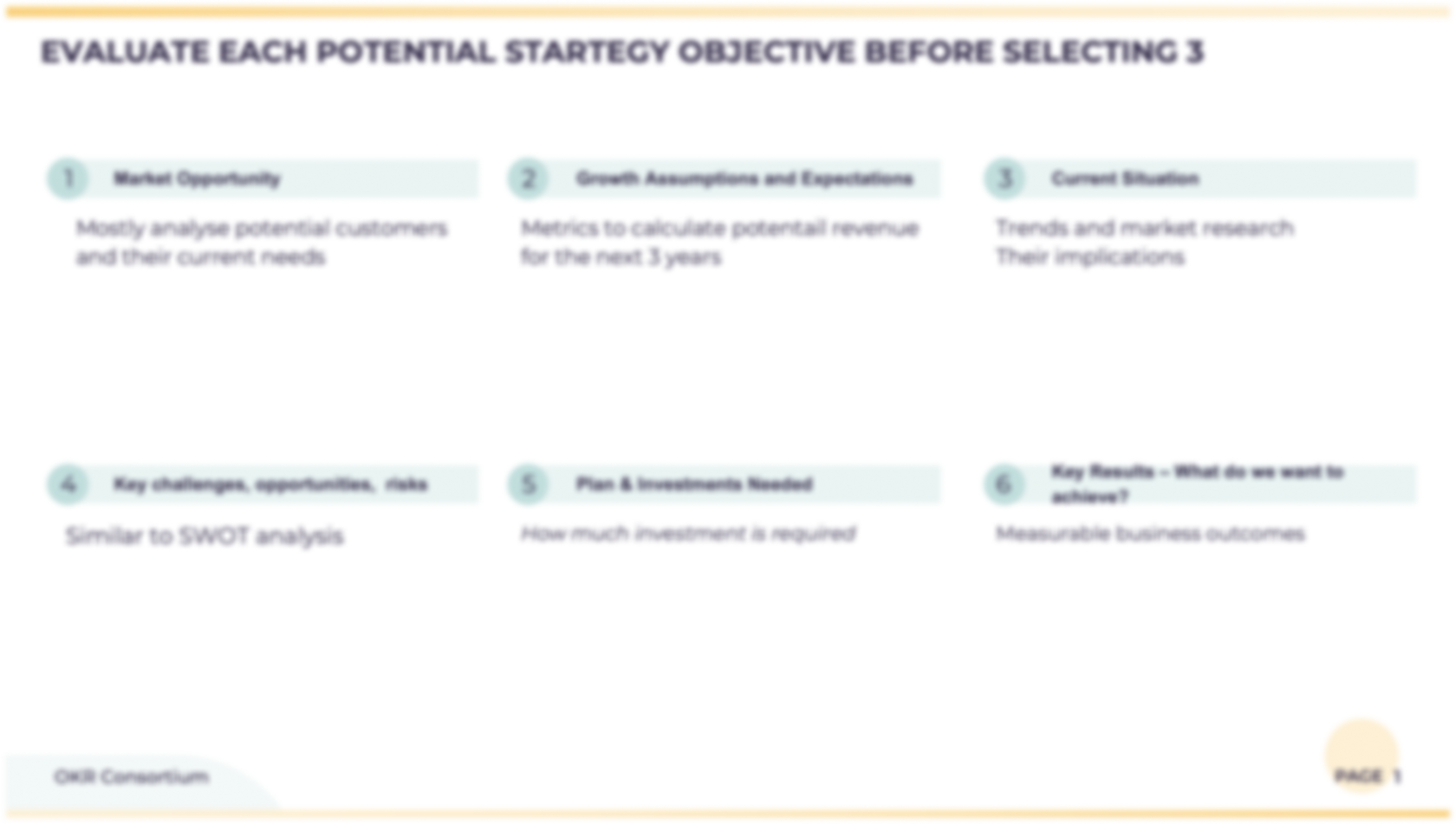 Setting Strategic OKRs: Guide to Better Objectives| OKR Consortium