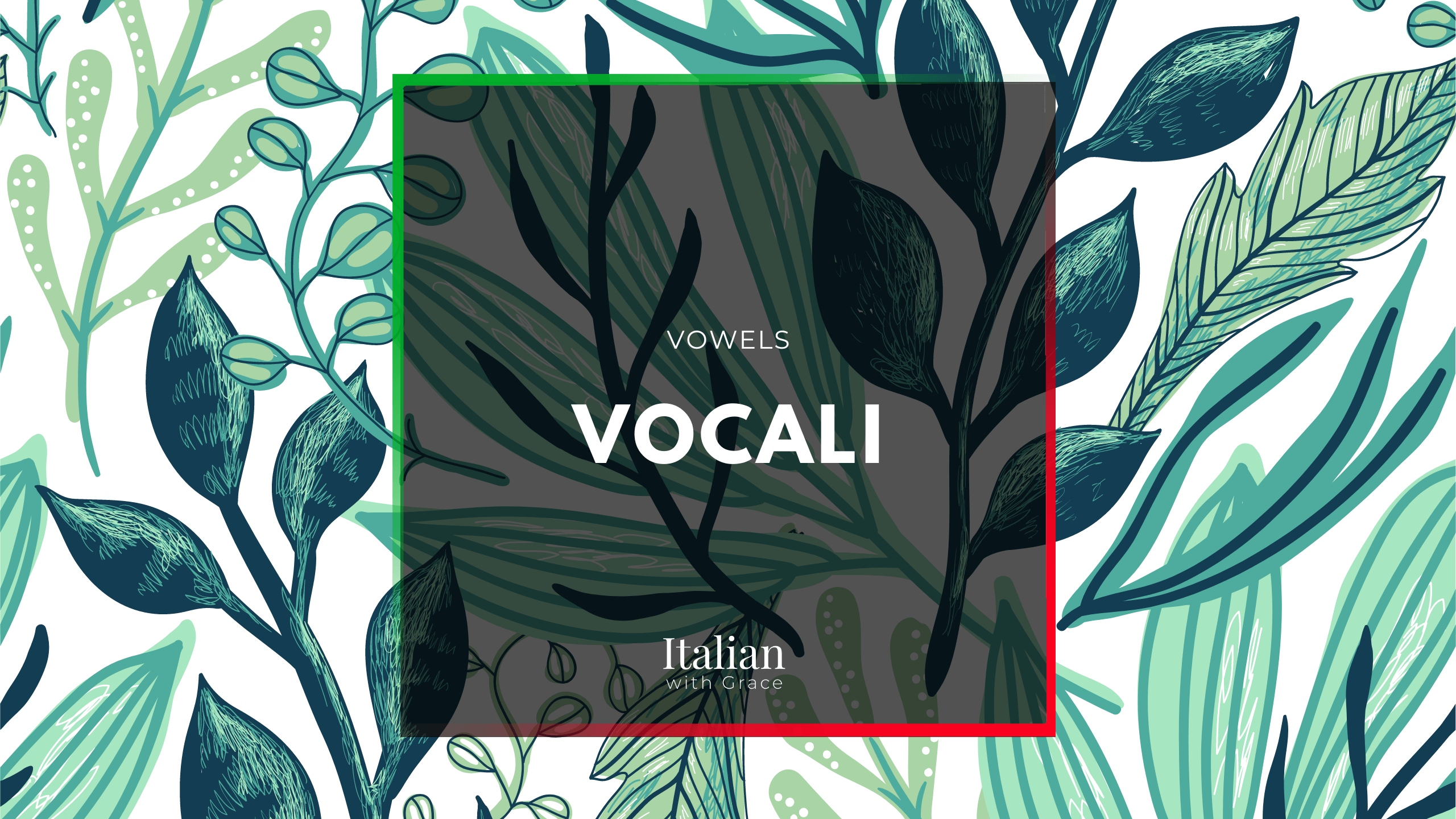 Vocali - Dittongo e iato - Consonanti e gruppi consonantici