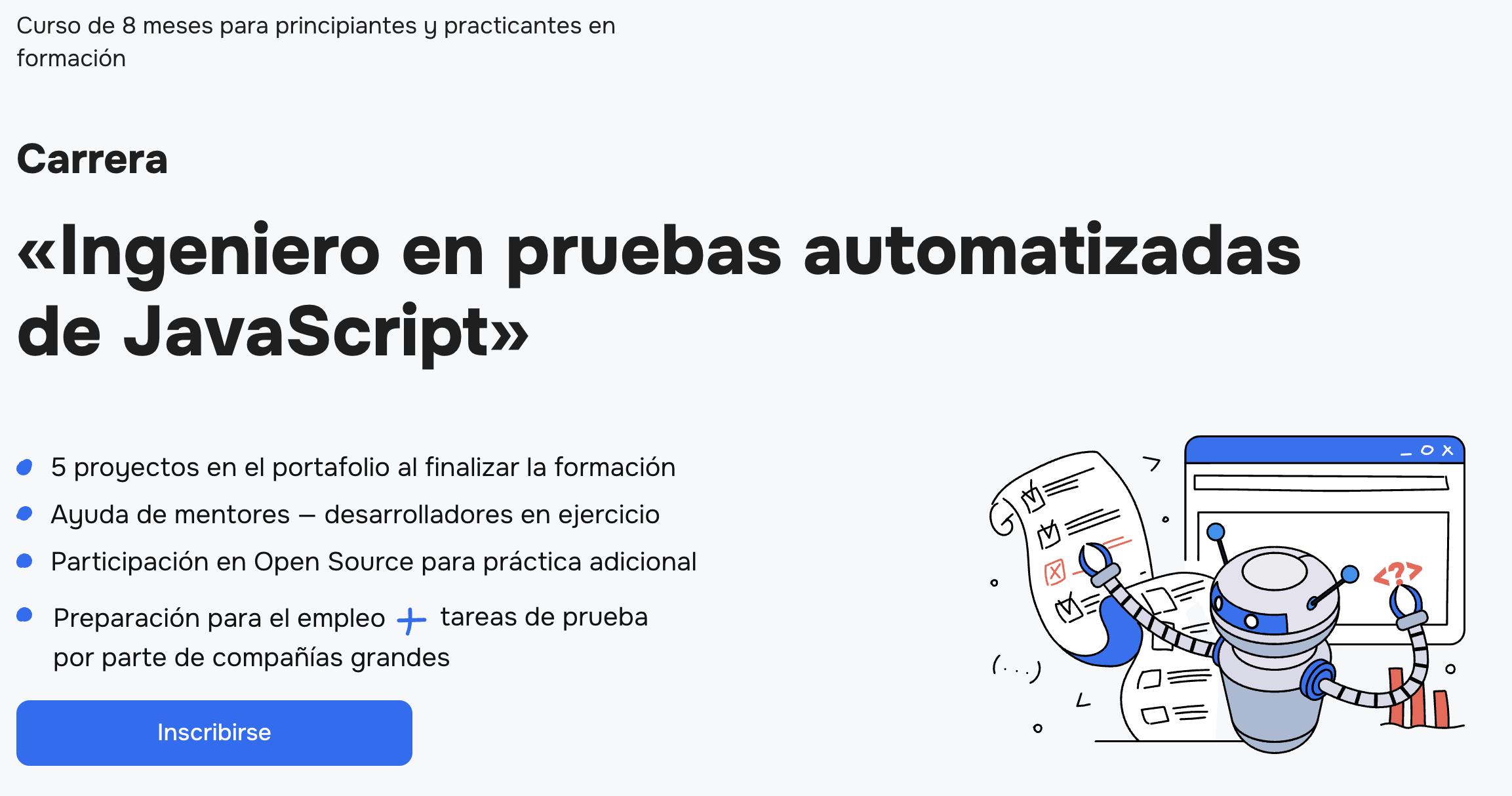 Curso "Tester Manual con bases de Automatización en JavaScript"