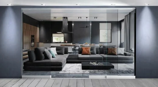 U-channel aluminum glass system