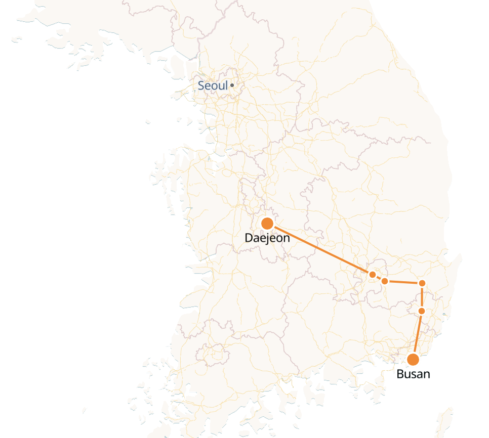 Busan to Daejeon KTX Train | Schedule & Tickets - KTX High Speed Trains