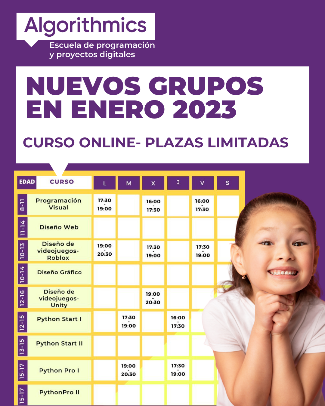 Algorithmics - Escuela de Programación para niños y jóvenes