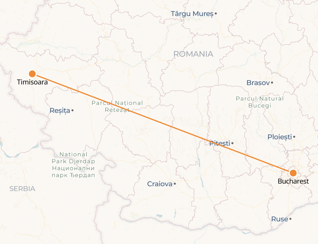 Bucharest to Timisoara Train: Tickets, Timetable & Map