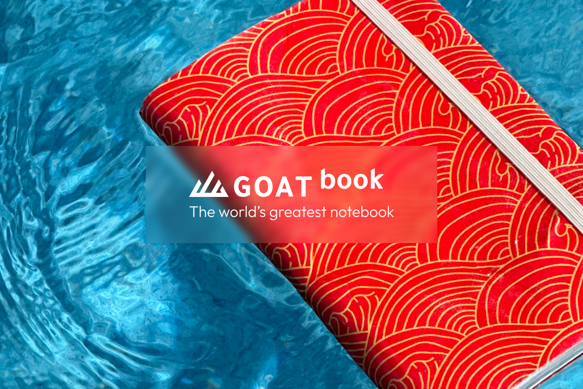 GOAT book is the world’s greatest notebook.