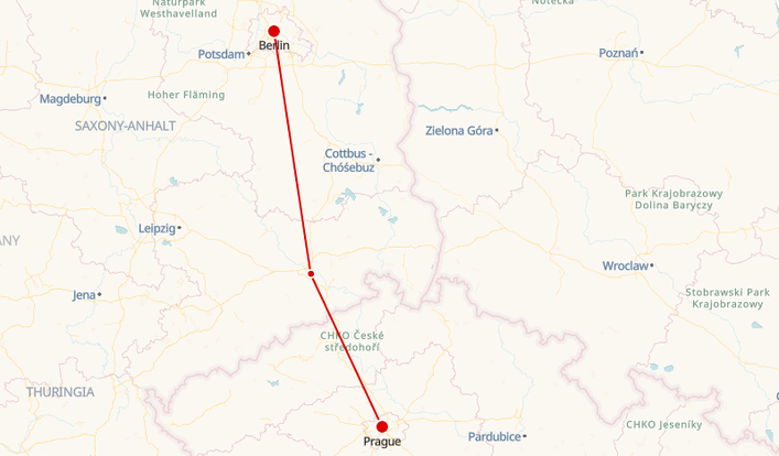 Prague to Berlin Train Schedule & Tickets - CZECH RAILS