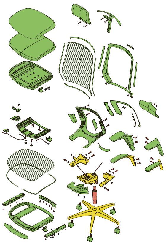 OKAMURA FINORA Style Office Chairs