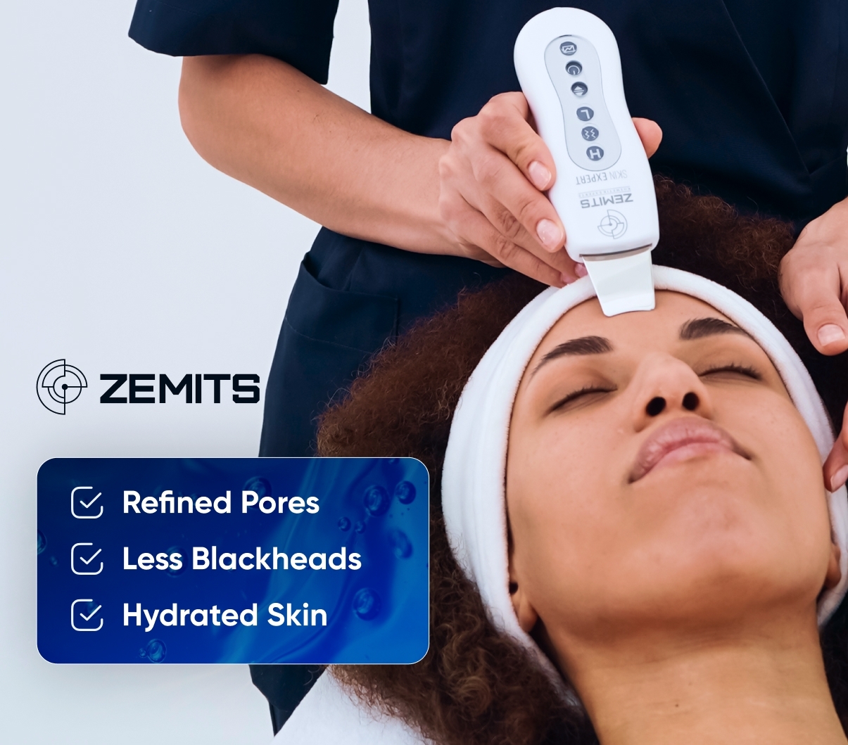 ZEMITS Skin Expert Ultrasound Skin Scrubber| Esthetic Spa Equipment for ...