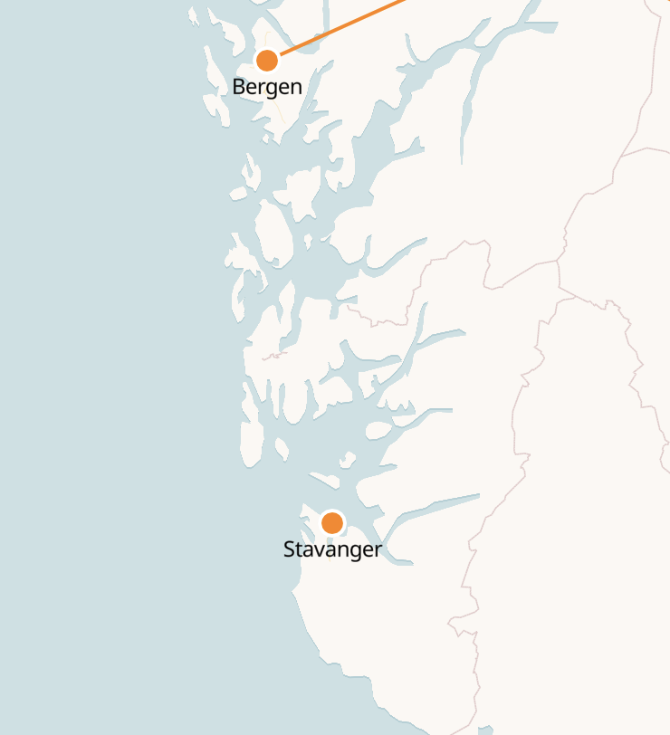 Stavanger to Bergen Train | Tickets & Timetable