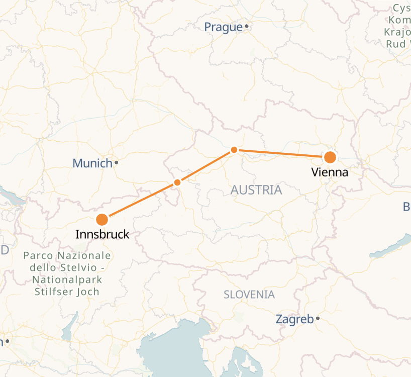 Vienna to Innsbruck Railjet Train | Rail Tickets - Austrian Trains