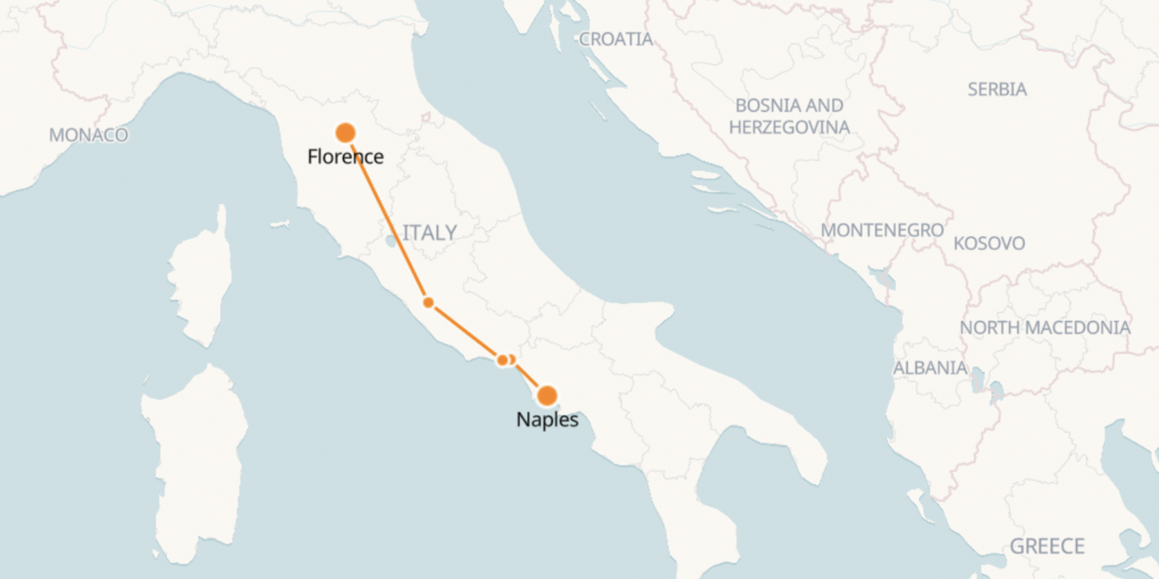 Florence to Naples Train Tickets & Schedule - Italy Railway
