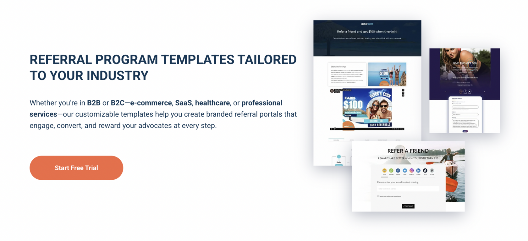 Referral Program Templates Tailored to Your Industry