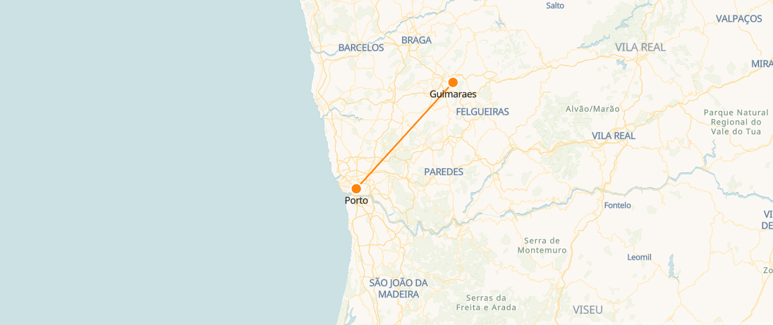 Guimaraes to Porto Train - Tickets & Schedule