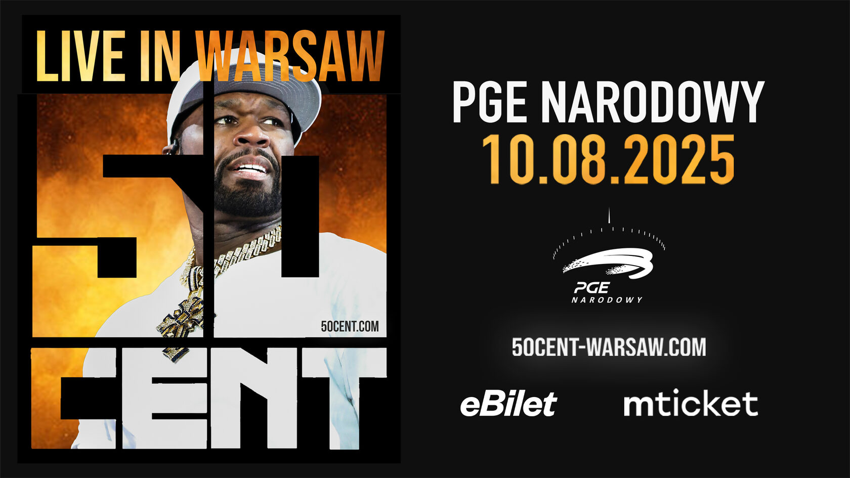 50 CENT · WARSAW · 10.08.2025