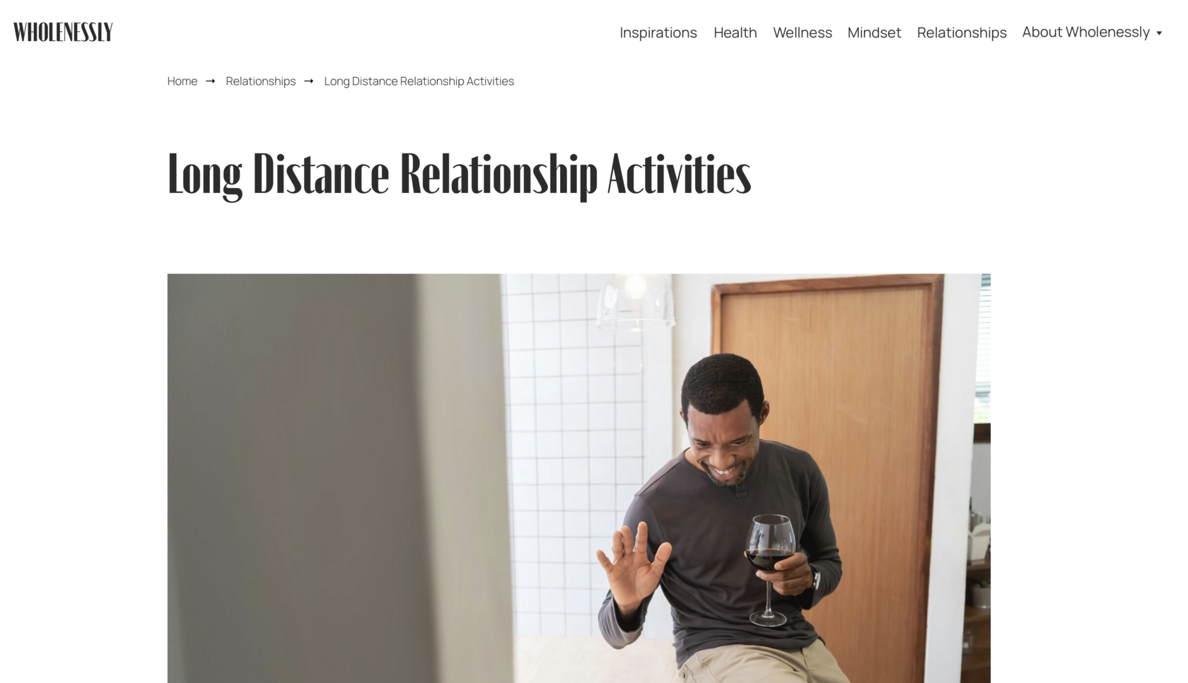 Long Distance Relationship Activities