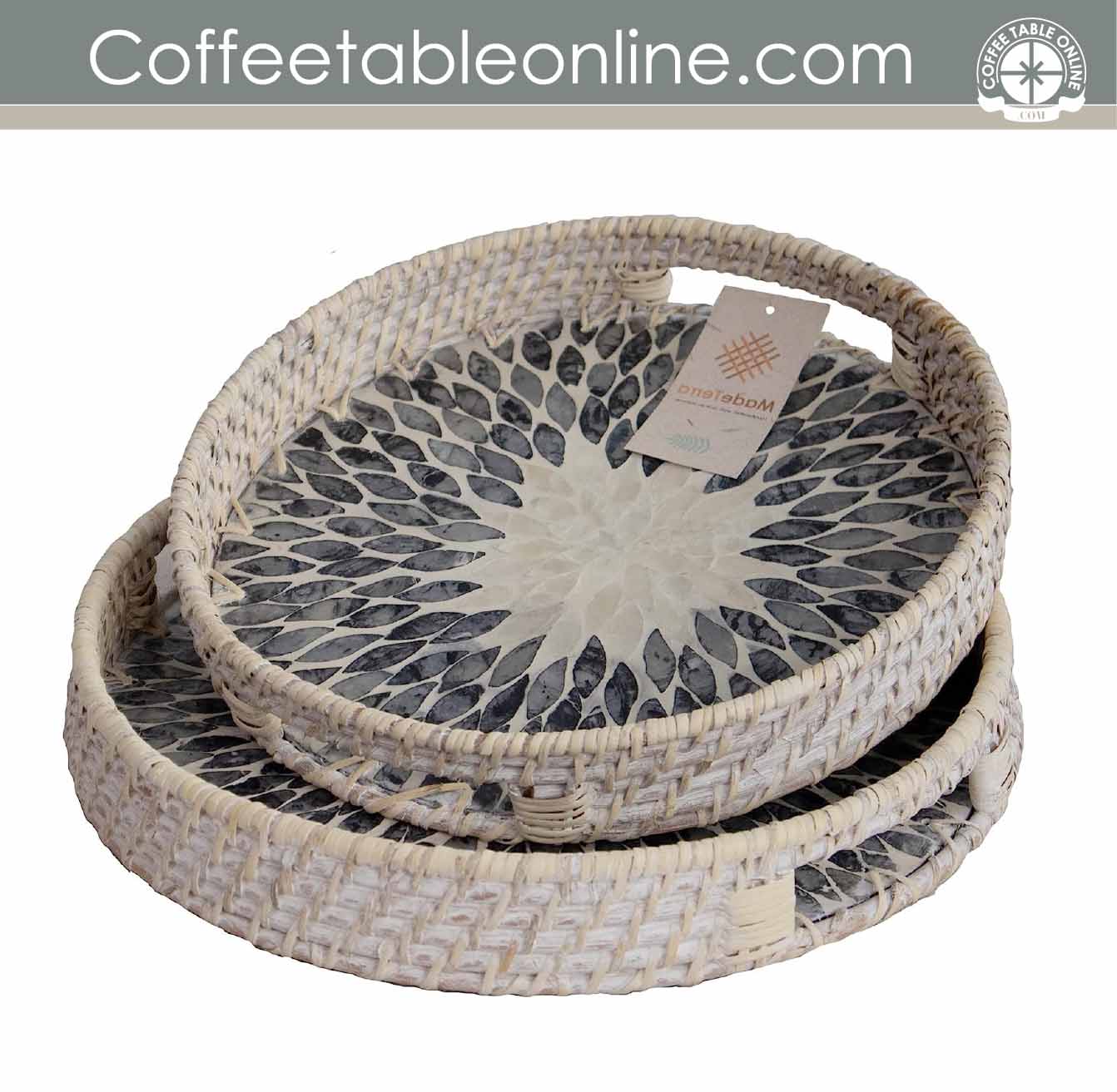 The 35 Best Round Coffee Table Trays for a Stylish Living Room