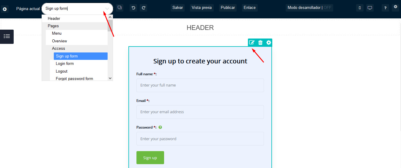 Edit Form Fields | Genius Referrals