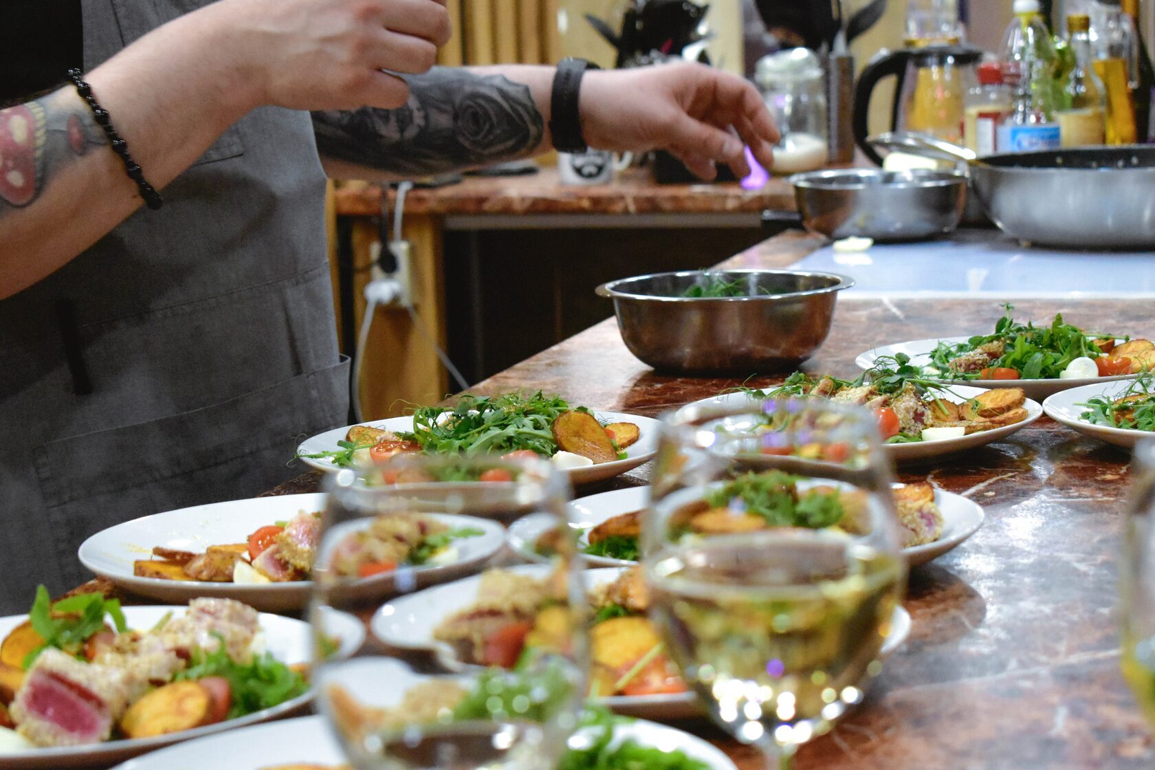 Team building cooking class in NYC | Corporate cooking classes in New York