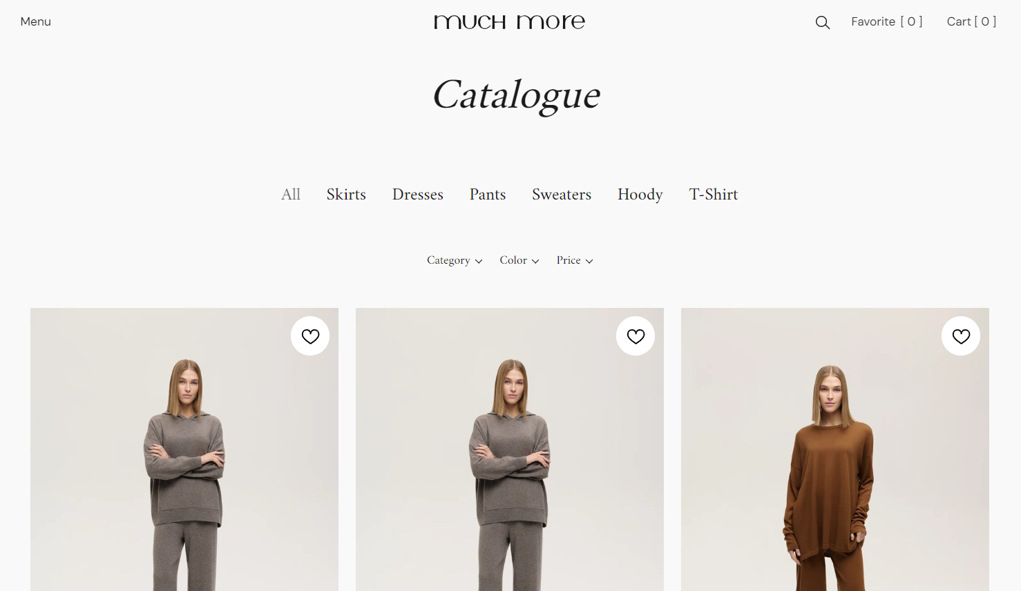 Catalogue of brand | Much More