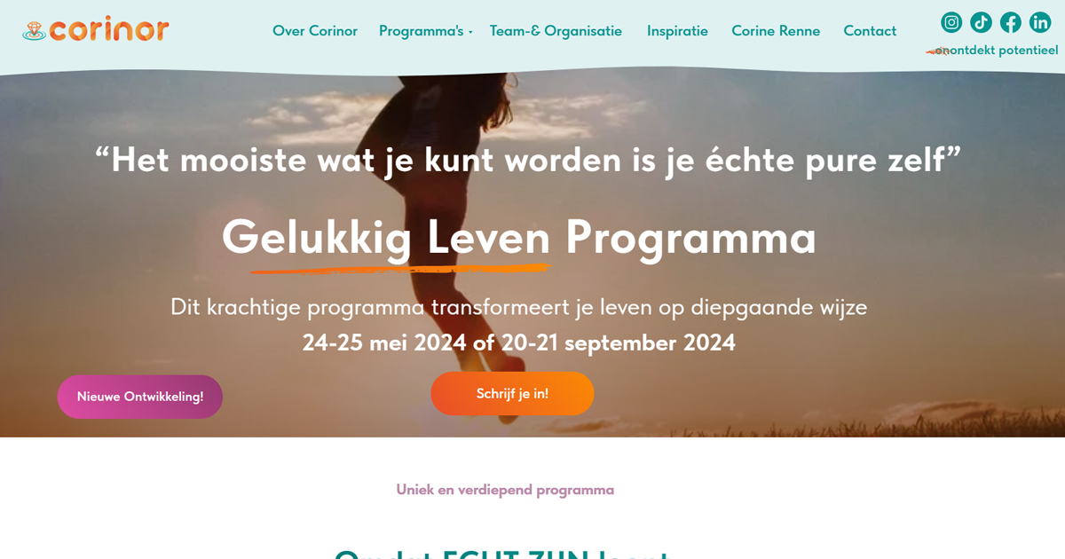 Corinor Group | Gelukkig Leven Programma