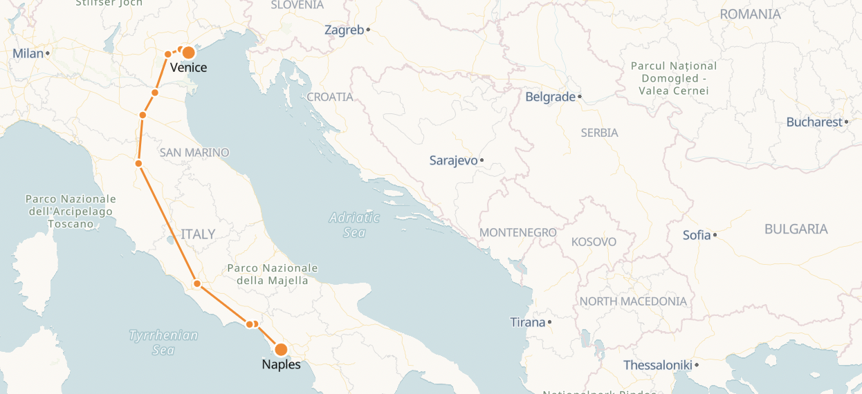 Venice to Verona Train Tickets & Schedule - Italy Railway