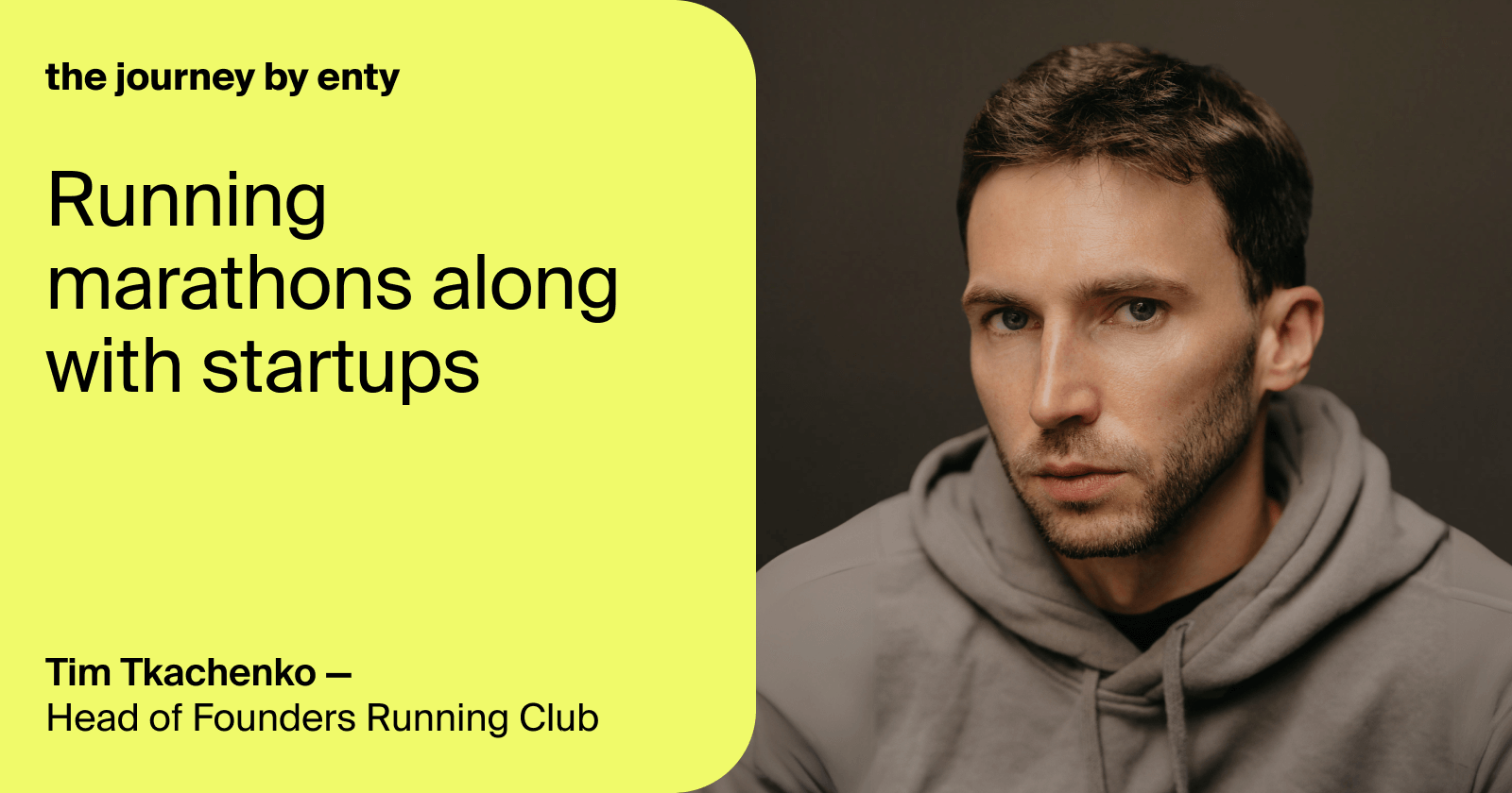 Running marathons along with startups: the story of Tim Tkachenko and Founders Running Club