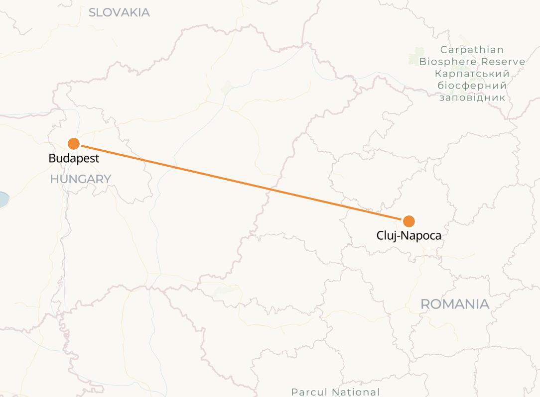 Cluj-Napoca to Budapest Train: Timetable, Tickets & Map