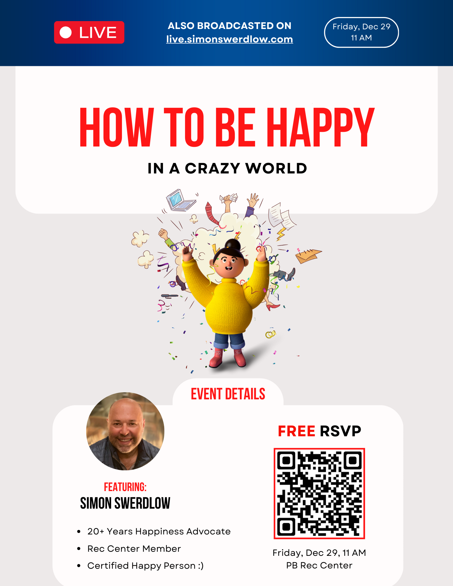 HOW TO BE HAPPY - LIVE BROADCAST