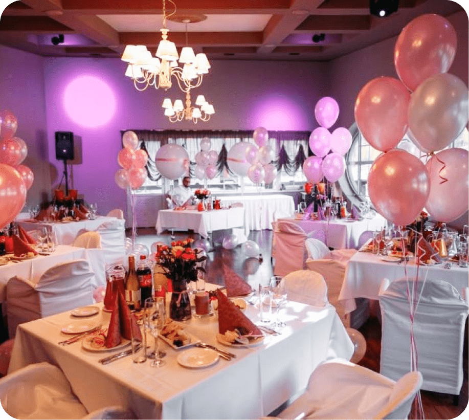 Bankets Rīgā un Jūrmalā no 32 eiro no personas. Uzzināt vairāk