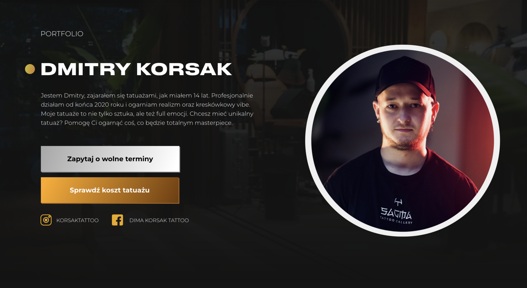 Dmitry Korsak — Sagma Tattoo Gallery