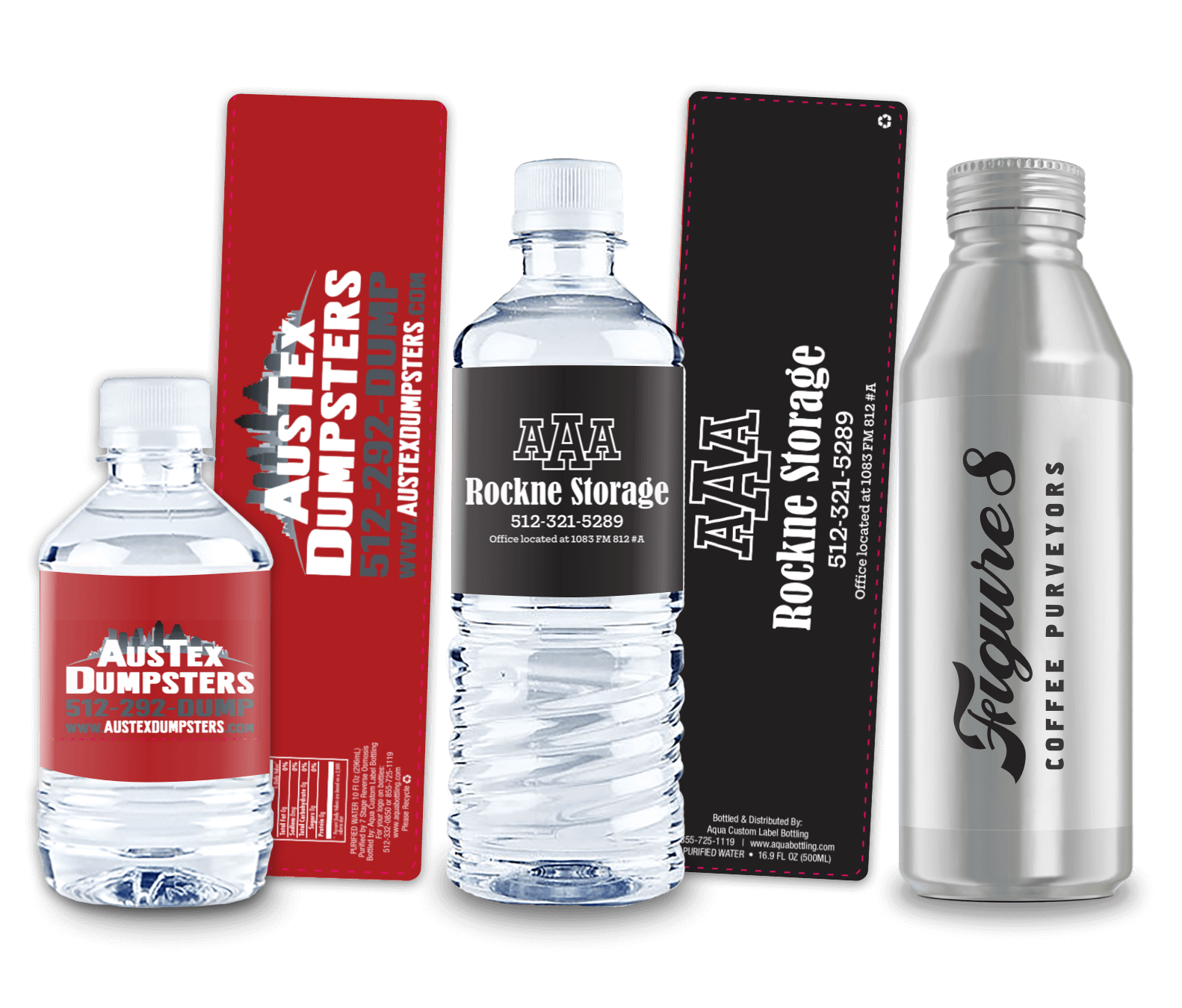 Custom Bottle & Label Options - Aqua Bottling