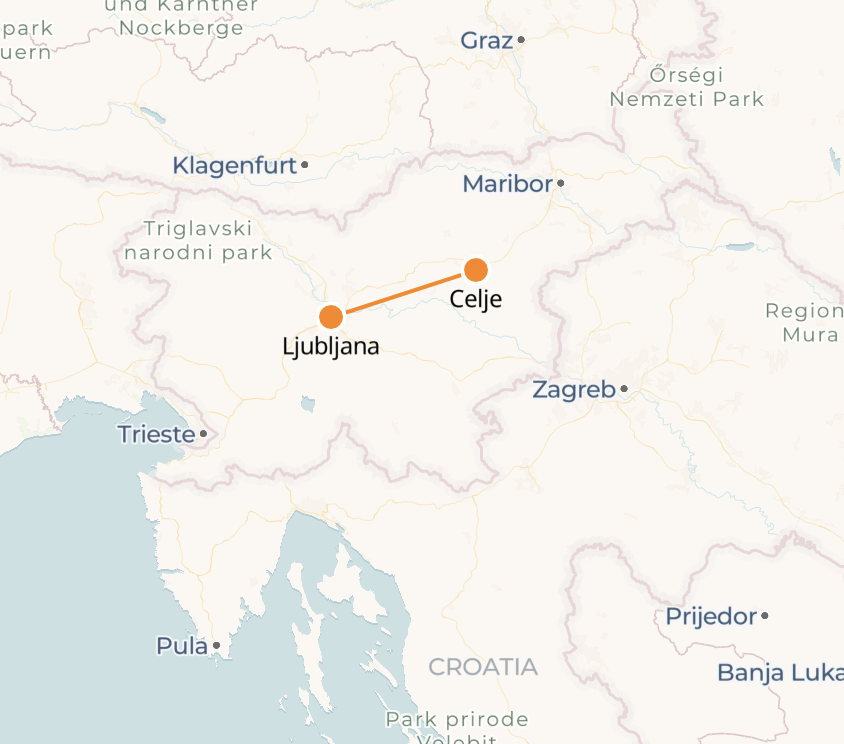 Celje to Ljubljana Train: Timetable, Tickets & Rail Map